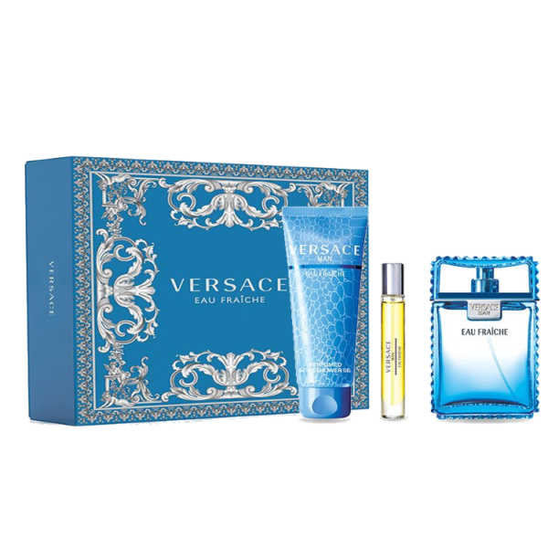 Versace Man Eau Fraîche 3-Piece Gift Set for Men – Perfume Paradise