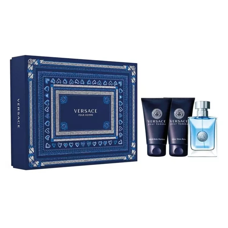 VERSACE POUR HOMME EDT TRAVEL SET MEN – Perfume Paradise